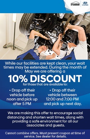 Hyundai Service Specials Kennesaw , GA | Hyundai Parts Specials ...